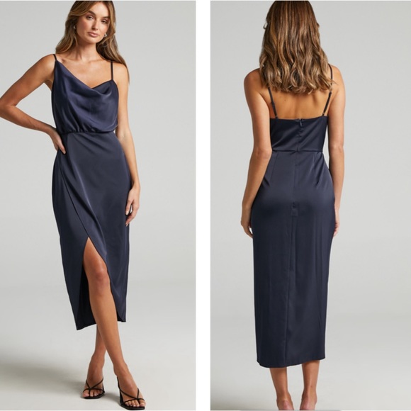 Showpo. | Dresses | New Showpo Sisters By Heart Midi Dress Asymmetric ...